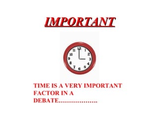 Debating dos and donts | PPT