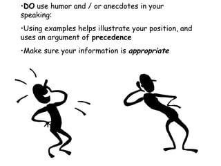 Debating dos and donts | PPT