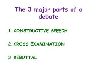 Debating dos and donts | PPT