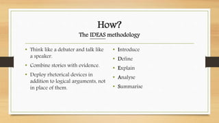 Debating for toastmasters | PPTX