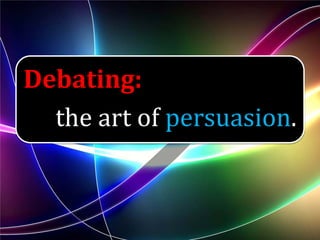 Debating Introduction | PDF