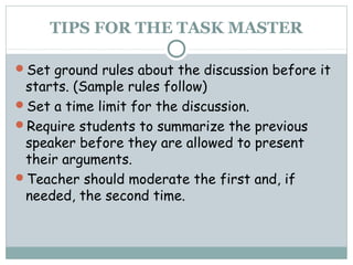 Debating methodology in the classroom | PPT