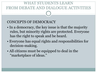 Debating methodology in the classroom | PPT