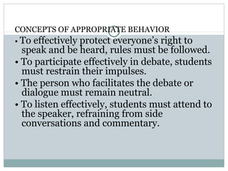 Debating methodology in the classroom | PPT