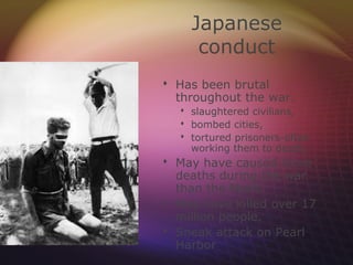 Debating the decision to drop the atomic bomb | PPT