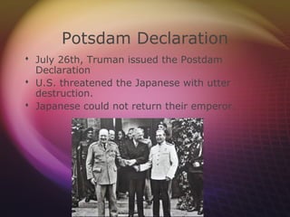 Debating the decision to drop the atomic bomb | PPT