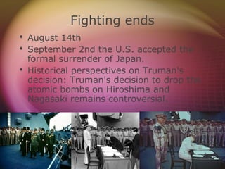 Debating the decision to drop the atomic bomb | PPT
