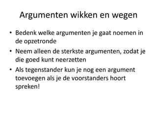 Debatteren | PPTX