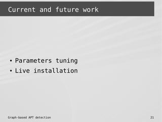 Graph based APT detection | PPT