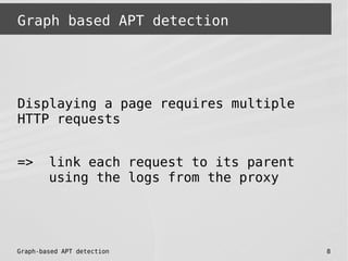 Graph based APT detection | PPT