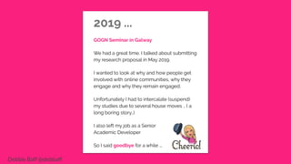 Phd Research Update GOGN March 2020 | PPT