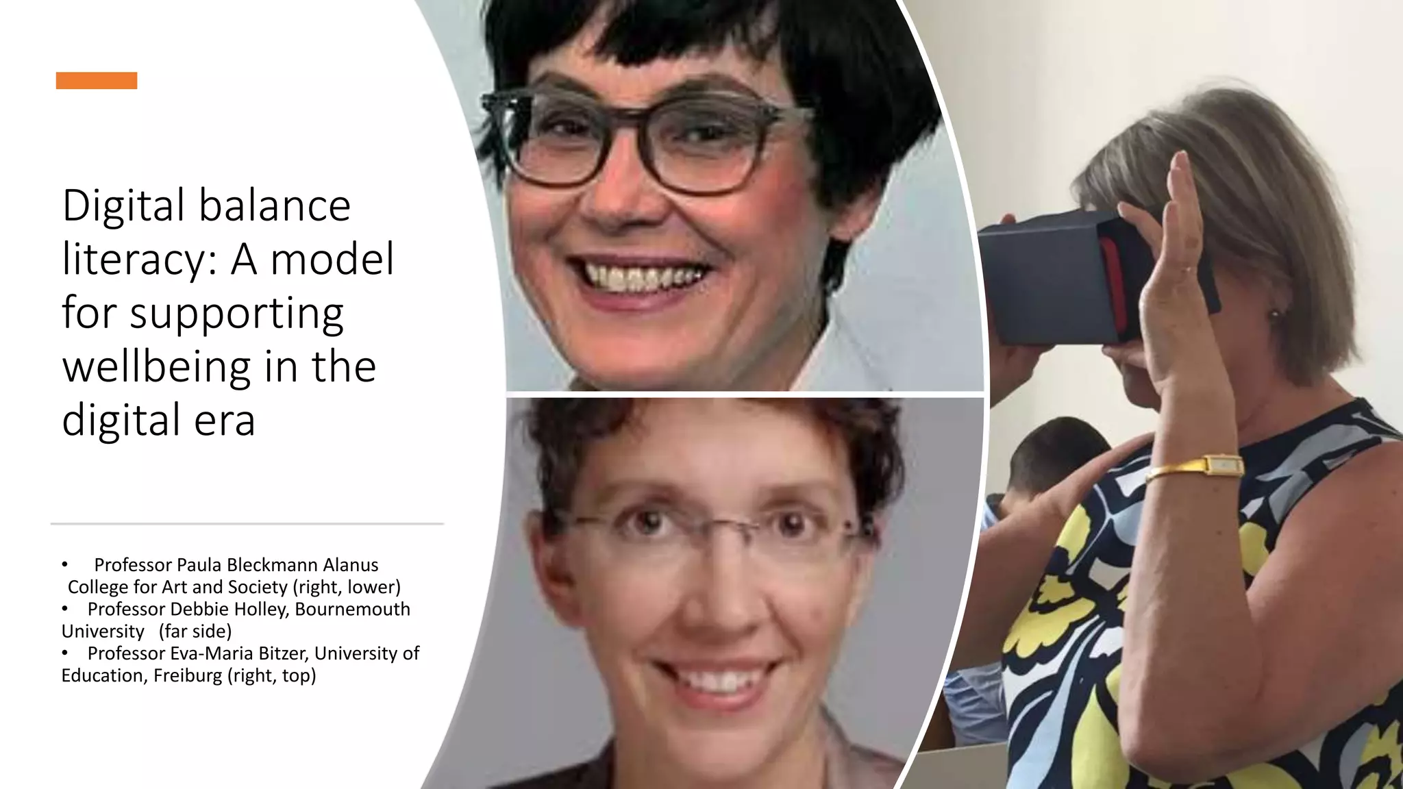 Digital balance literacy: A model for supporting wellbeing in the ...