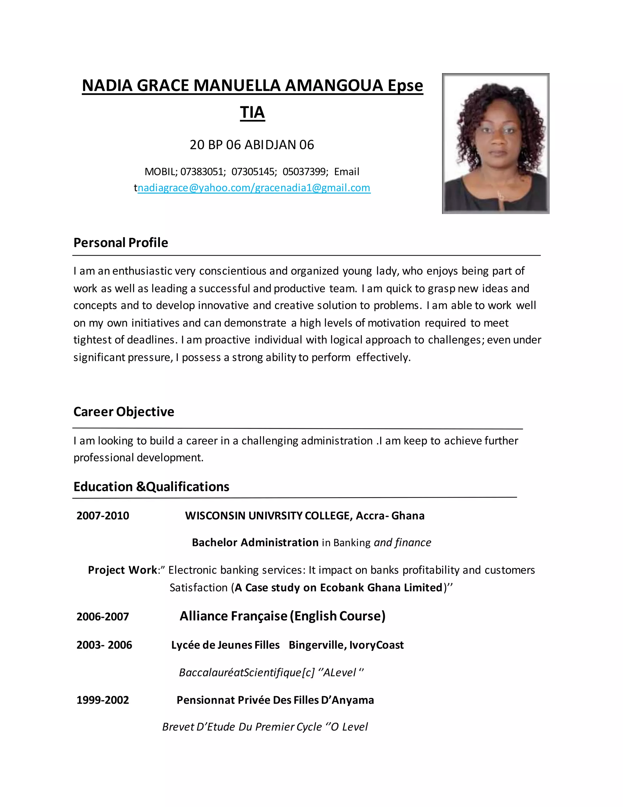 CV REVISE ENGLISH | DOCX | Business Accounting & Finance | Business
