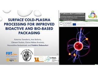 cold plasma on bio-based packaging films | PDF | Chemistry | Science