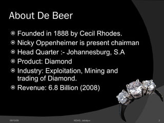 De Beer | PPT