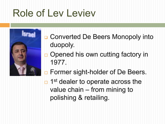 De Beers' as a Monopoly | PPTX