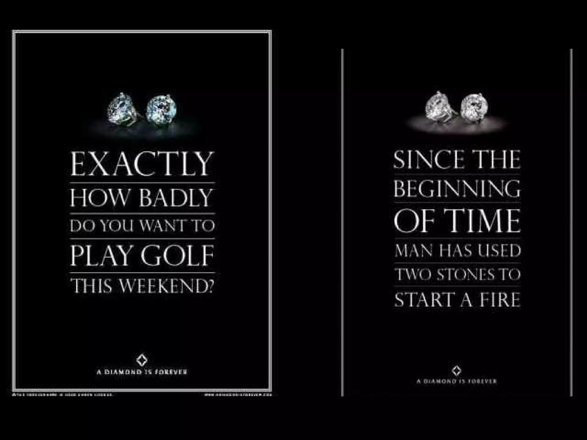De Beers "Diamond Is Forever" ad campaign | PPT