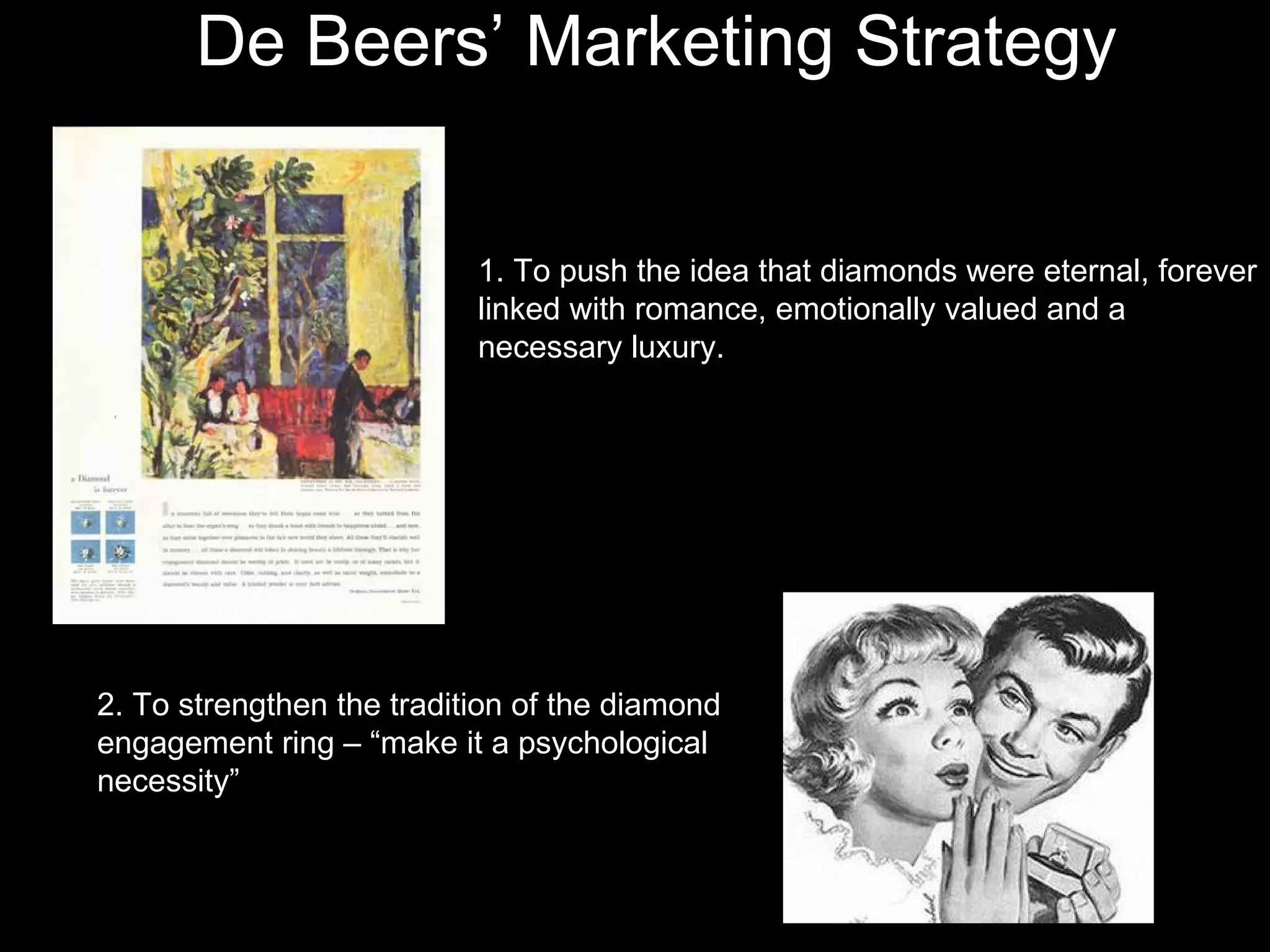 De Beers "Diamond Is Forever" ad campaign | PPT
