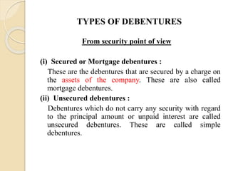 Debenture | PPTX
