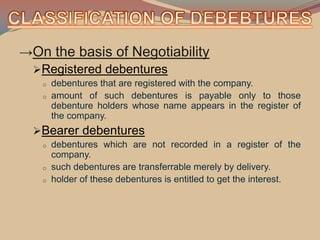 Debenture dhaval ramani | PPT