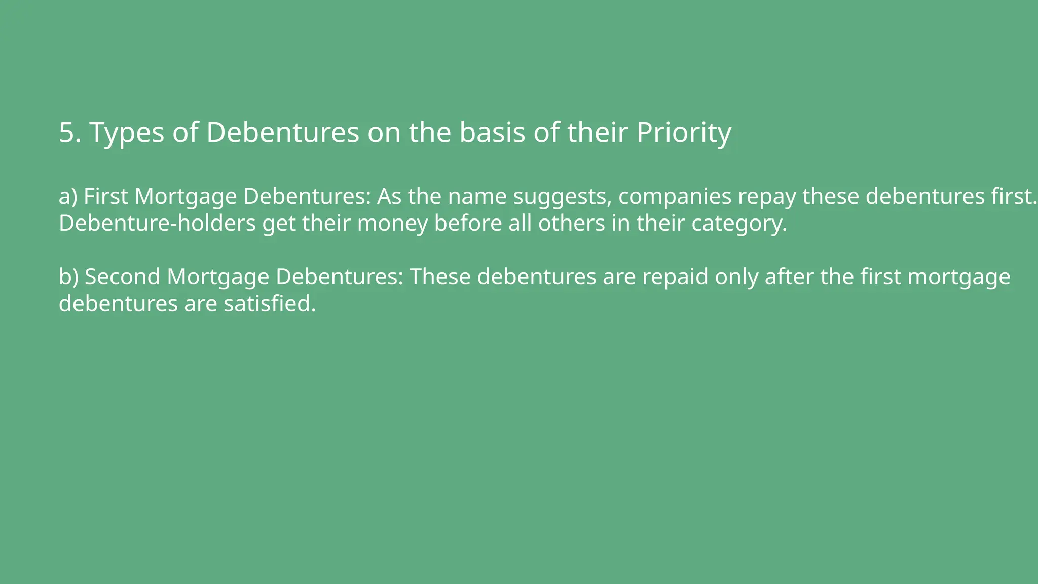 DEBENTURE pptx ll Types of debentures/ Introduction to debentures | PPTX