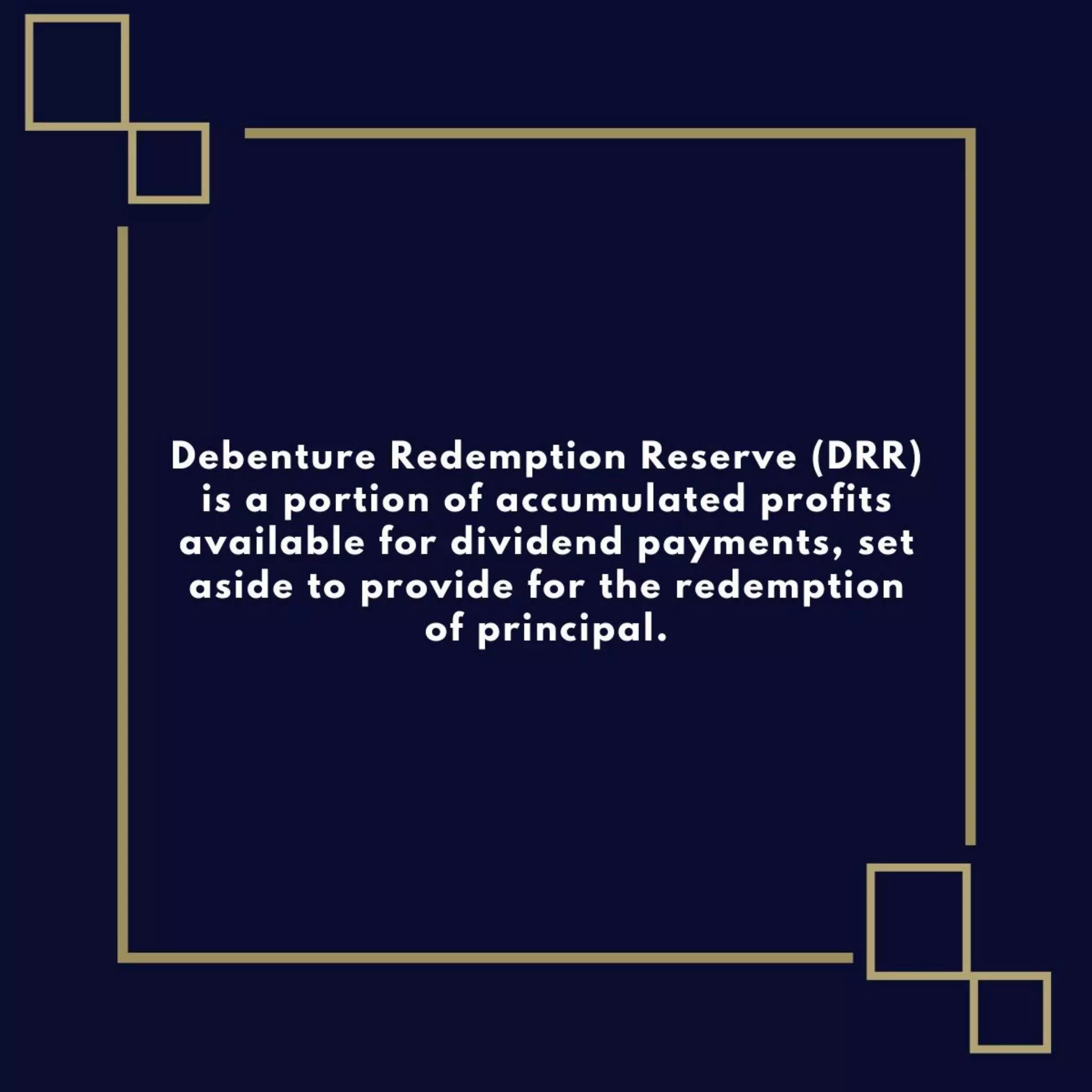Debenture redemption reserve (DRR) | PDF