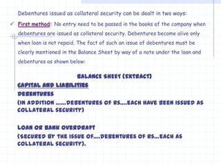 Debentures | PPTX