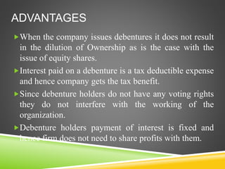 Debentures | PPTX
