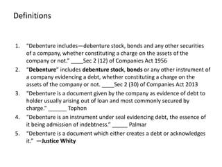 Debentures | PPTX