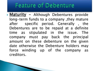 Debentures | PPT