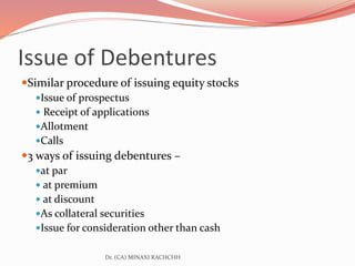 Debentures | PPTX