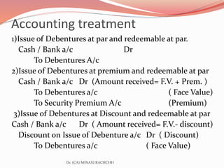 Debentures | PPTX