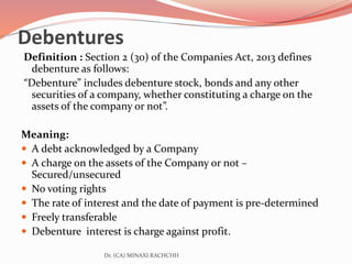 Debentures | PPT