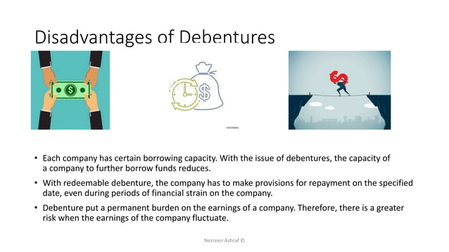 Debentures- Types, Advantages and Disadvantages | PPTX