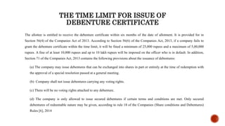 Debentures | PPTX
