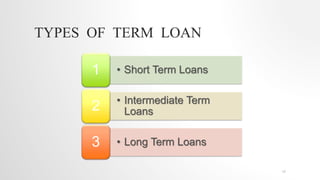 Debentures and term loan | PPTX