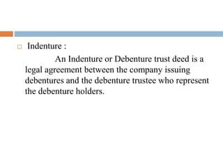 Debenturesppt 130313090725 Phpapp01 Pptx