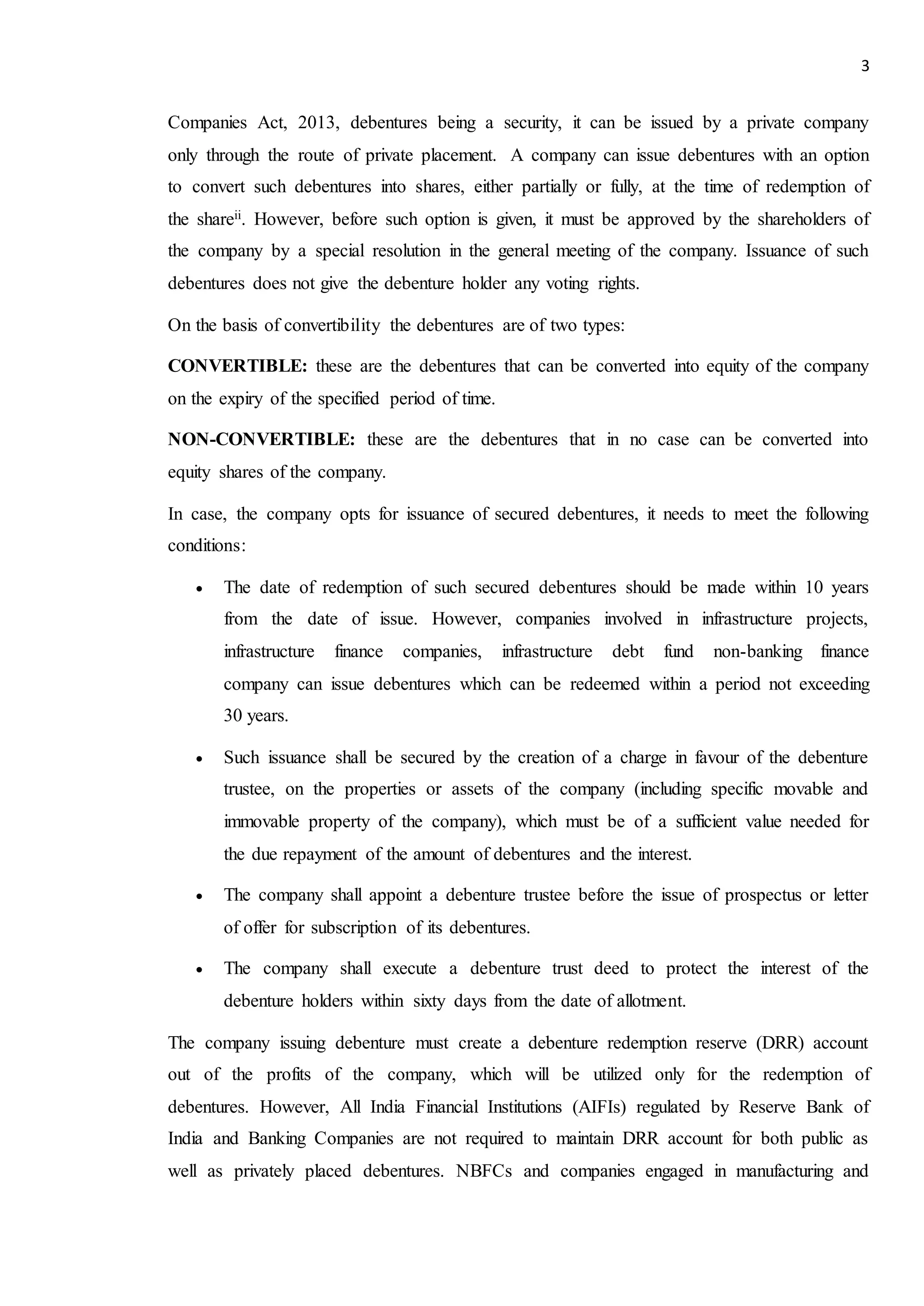 Debenture Trustees | DOCX | Stocks and Bonds | Personal Investing