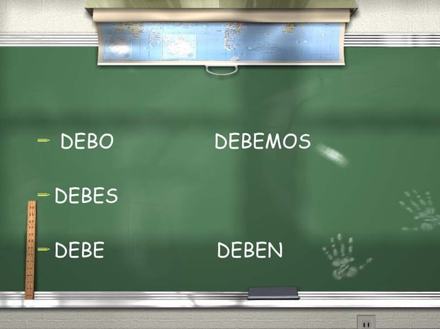 Spanish Verb Deber with Chores | PPT