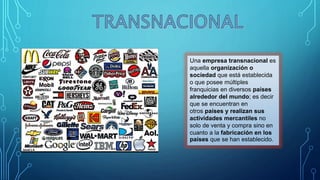 transnacionales y multinacionales | PPTX