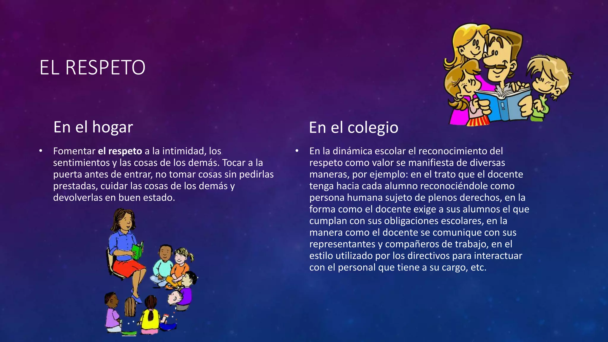 El respeto y solidaridad | PPTX