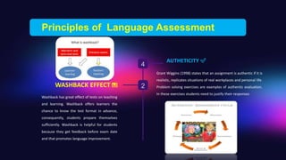 Principles of language assessment | PPT