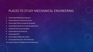 Industrial Mechanical Engineer | PPT