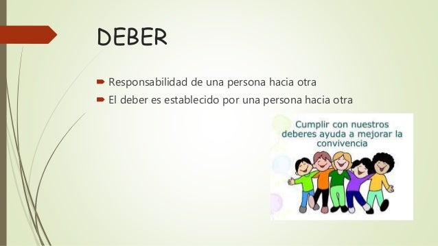 Deberes y de