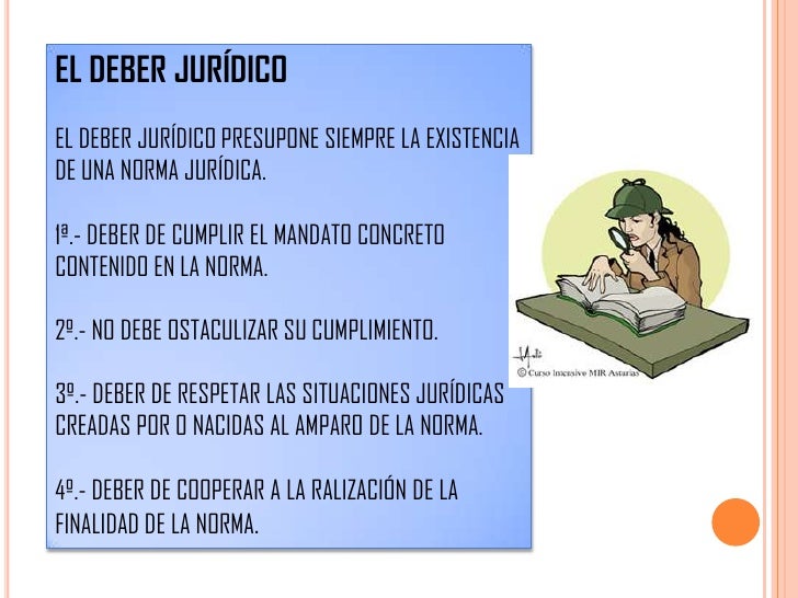 Deber juridico