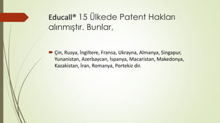 Educall Presentation Turkçe | PPTX