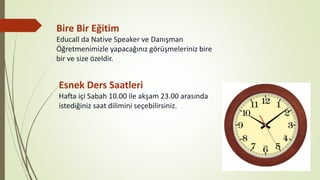 Educall Presentation Turkçe | PPTX