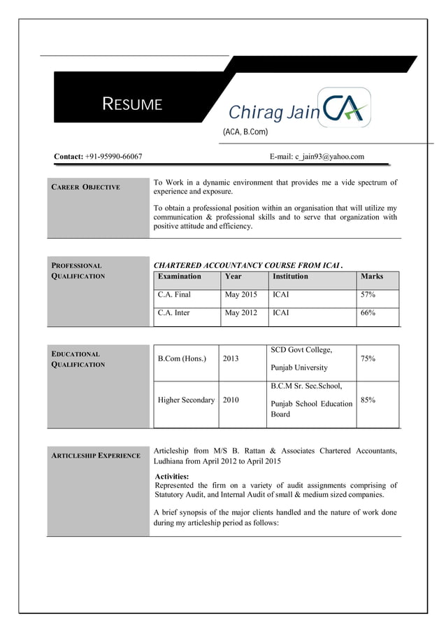 Resume | PDF