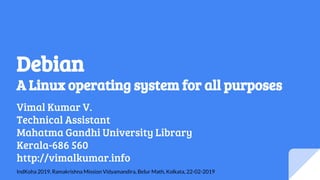 Debian a linux operating system for all purposes | PDF