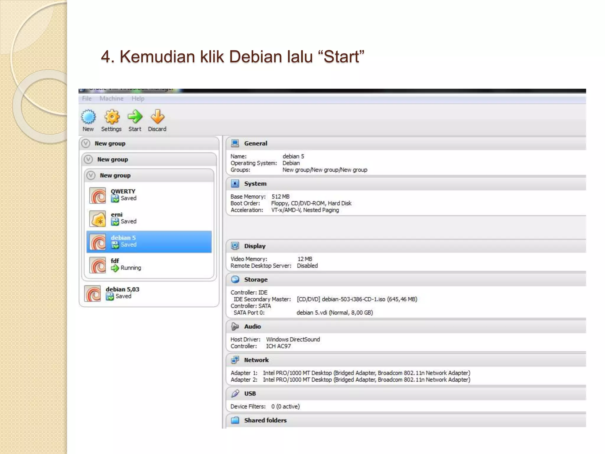 Tutorial Menginstall Debian 5.0.3 | PPTX